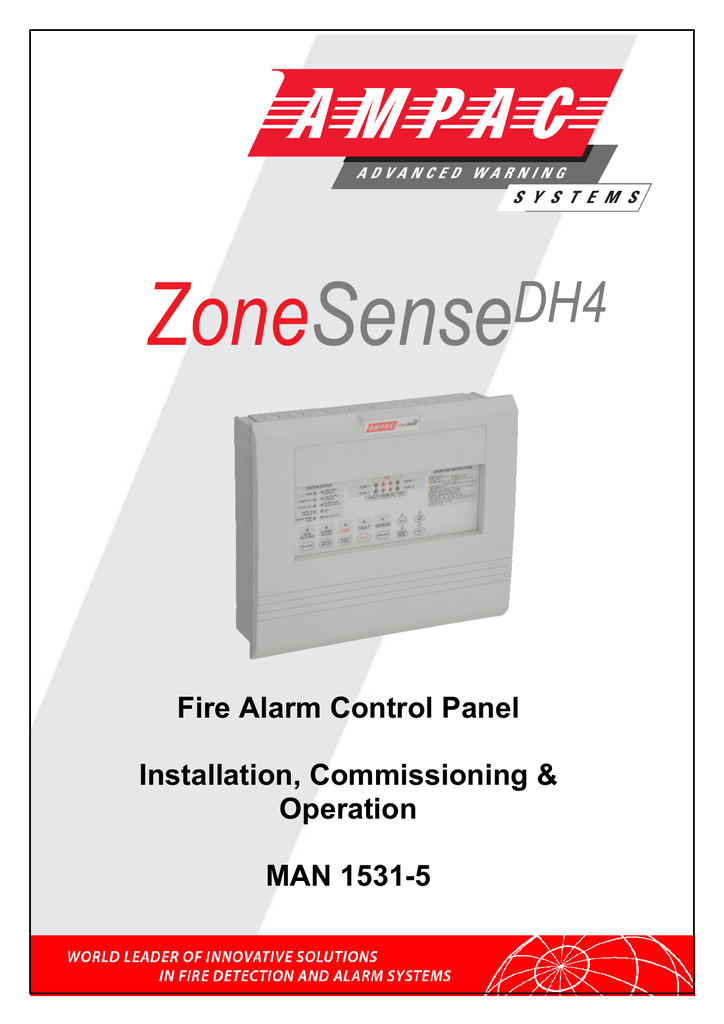 Ampac ZoneSenseDH4 Installation, Commissioning & Operation | Manualzz
