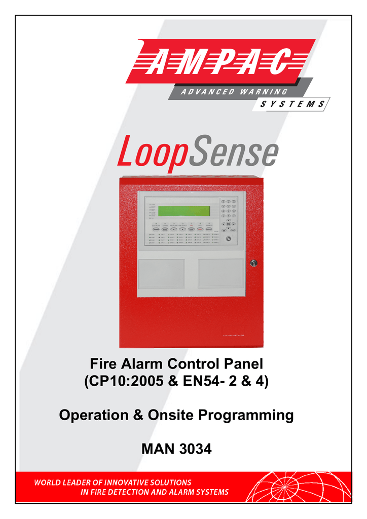 Ampac LoopSense CP10 Programming Manual | Manualzz