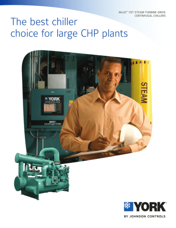 YORK YST Steam Turbine Centrifugal Chiller Guide | Manualzz