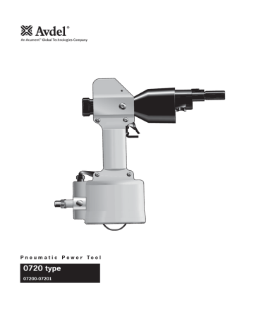 Avdel 07200 manual | Manualzz