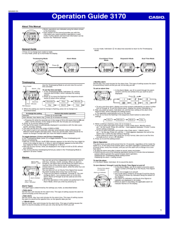 Casio 3170 Operation Guide | Manualzz
