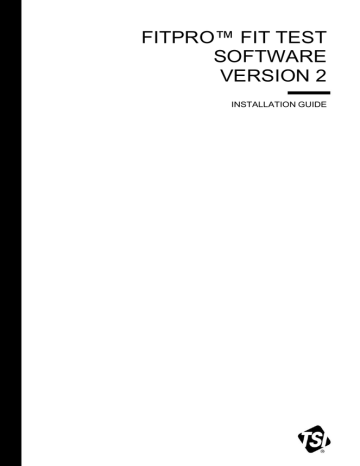 FITPRO Respirator Fit Test Software Installation Guide | Manualzz