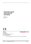 Honeywell Enraf 854 ATG level gauge Instruction manual | Manualzz