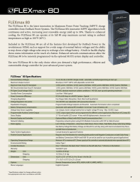Outback Power Systems FLEXMAX 80 - User manual