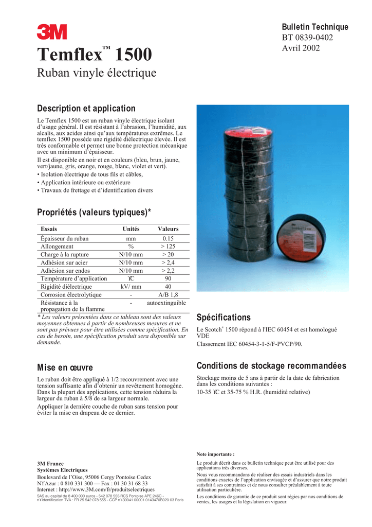 3M FRANCE Boulevard de l`Oise 95006 Cergy Pontoise Cedex