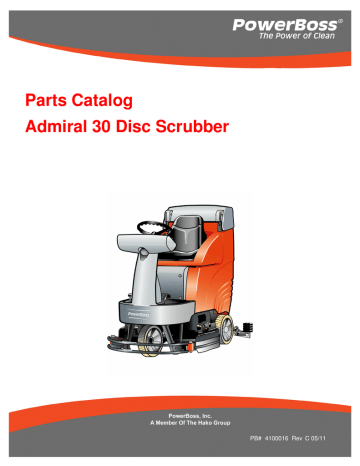 PowerBoss Admiral 30 Disk Parts Manual | Manualzz