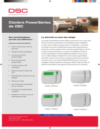 DSC PowerSeries PK5501 - User manual, installation Guide, Manual