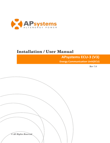 APsystems ECU-3 Installation and User Manual | Manualzz