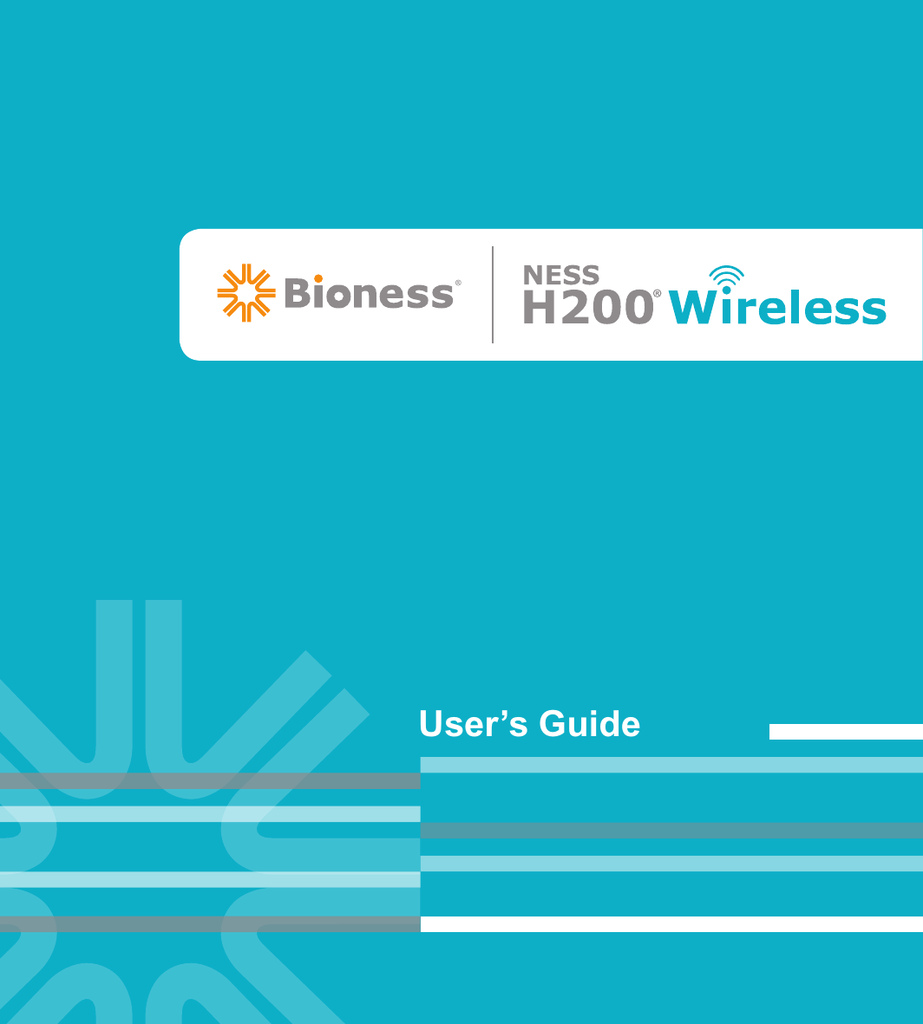 Bioness Ness H200 User manual | Manualzz