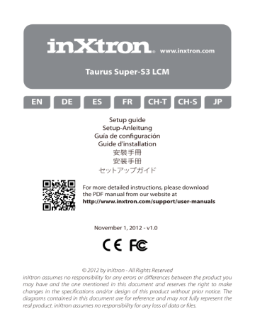 Taurus Super-S3 LCM Setup Guide | Manualzz