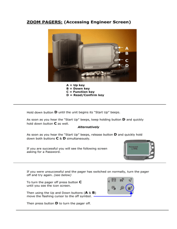 Pager Programming Instructions | Manualzz