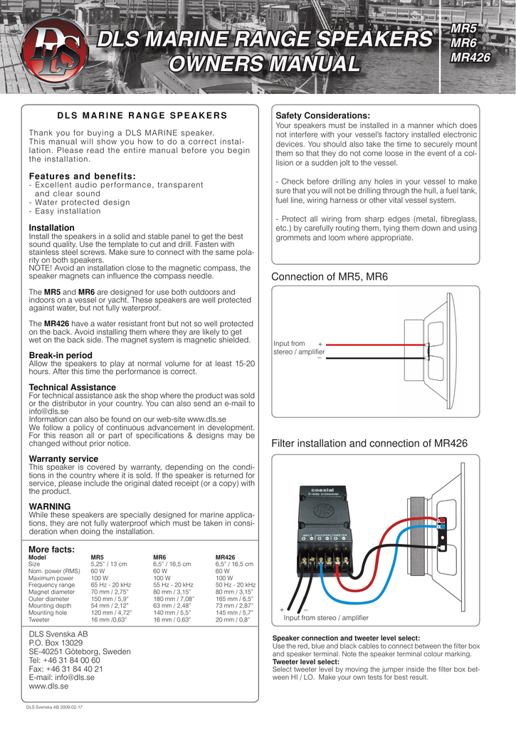 Burn in period amplifier wiring