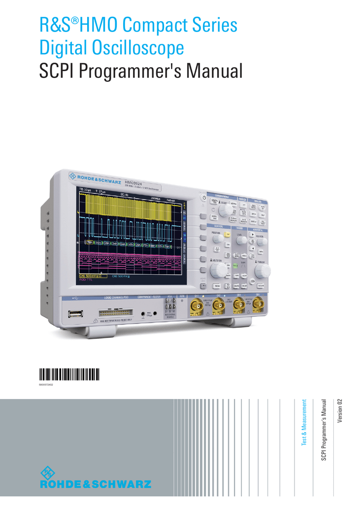 Rohde&Schwarz HMO Manual | Manualzz