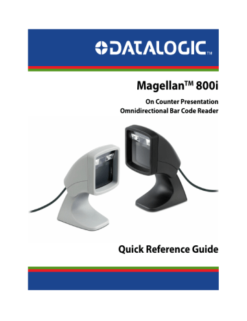 Datalogic Magellan 800i Quick Reference Manual | Manualzz