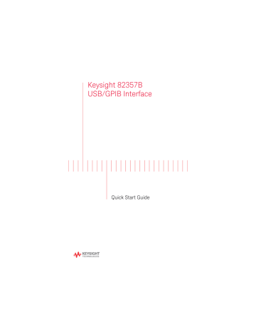 Keysight 82357B Quick Start Guide | Manualzz