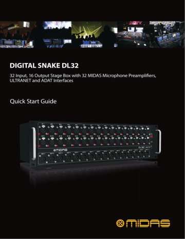 Digital Snake DL32 Quick Start Guide | Manualzz