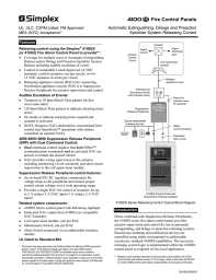 Simplex 4100ES - Operating instructions, Manual, Operator's manual