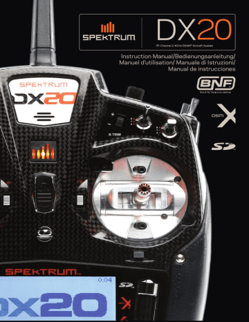 Spektrum DX20 20 CH System manual | Manualzz