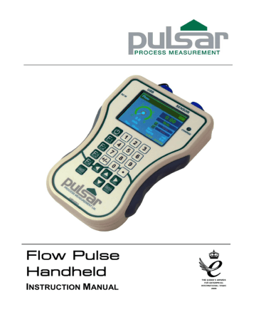 Flow Pulse Handheld Instruction Manual | Manualzz