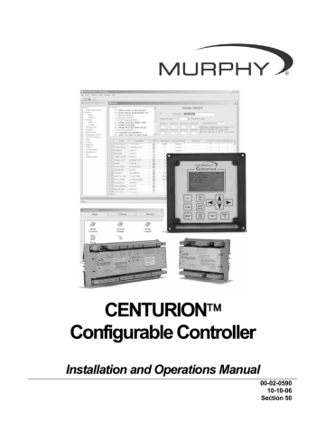 Murphy Centurion™ C3 Series Controller Installation manual | Manualzz