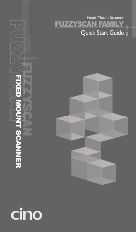 Cino Fuzzyscan Quick start manual | Manualzz