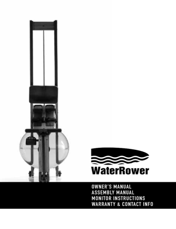 WaterRower Series 4 S4 User Manual | Manualzz