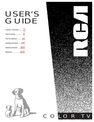 RCA Color TV User's Guide | Manualzz