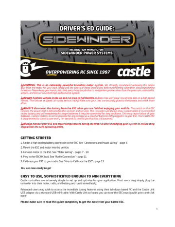 Sidewinder Driver's Ed Guide | Manualzz