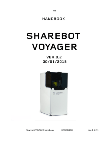 Sharebot Voyager 3D Printer Handbook | Manualzz