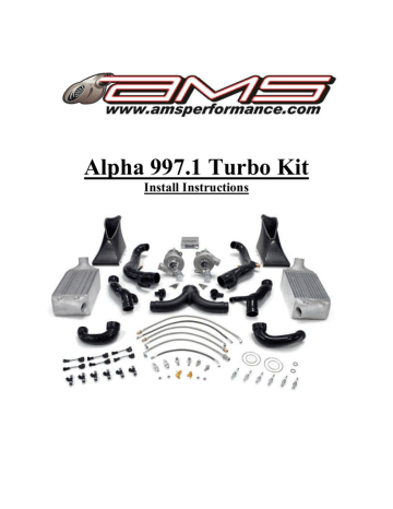 AMS Turbo Kit 997.1 Alpha Installation Instructions | Manualzz