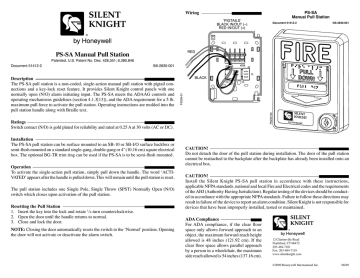 SILENT KNIGHT PS-SA manual | Manualzz
