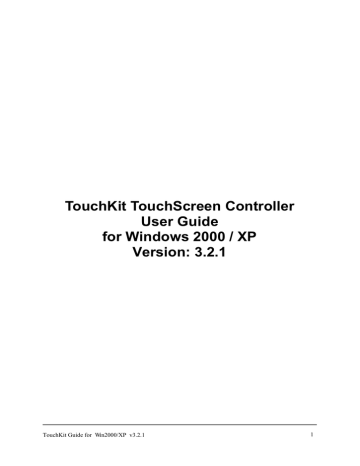 Touchscreen Controller User Guide | Manualzz