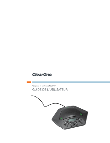 ClearOne MAX IP / MAXAttach Mode d'emploi | Manualzz