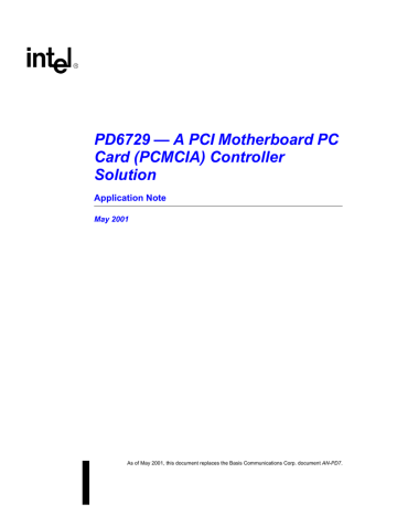 PC Card Controller PD6729 Application Note | Manualzz
