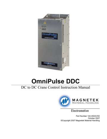 Crane Control OmniPulse DDC Instruction Manual | Manualzz