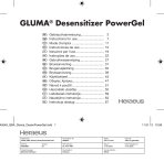 GLUMA Desensitizer PowerGel Instructions for use | Manualzz