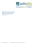 PAN-OS & Panorama, XML API User Guide | Manualzz