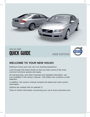 Volvo 2011 Early 2010 Quick Guide | Manualzz