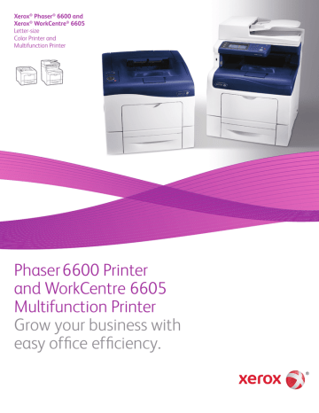 Xerox WORKCENTRE 6605 Detailed Specifications | Manualzz