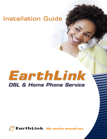 EarthLink DSL & Home Phone Service Installation Guide | Manualzz