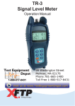 Trilithic TR-2 Signal Level Meter: AI Chat & PDF Access | Manualzz