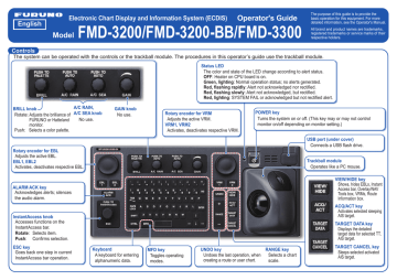 Furuno FMD3300 Guide | Manualzz