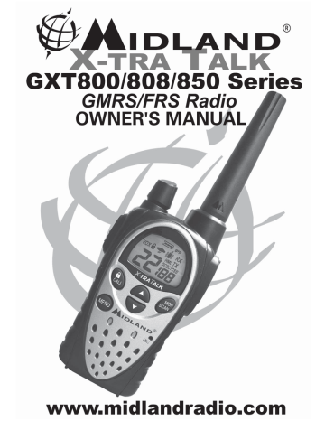 Midland GXT800 Series Owner's Manual | Manualzz