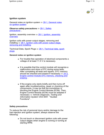 Ignition System User Manual | Manualzz