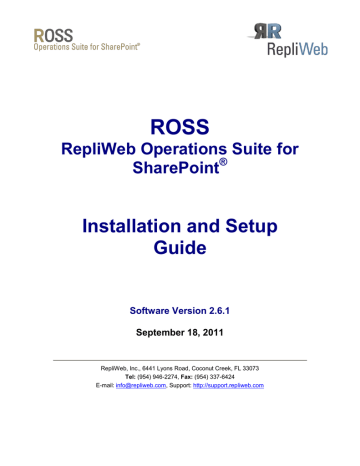 ross install | Manualzz