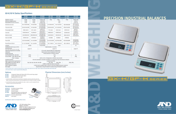 Industrial & Scientific A&D GF-8K GF-K Series Precision Industrial ...