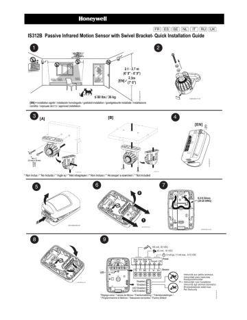 Honeywell IS312B Quick Installation Manual | Manualzz