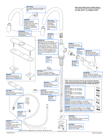 Delta Trinsic Single-Handle Pull-Down Sprayer Kitchen Faucet with ...
