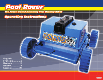 Pool Rover Operating Instructions | Manualzz