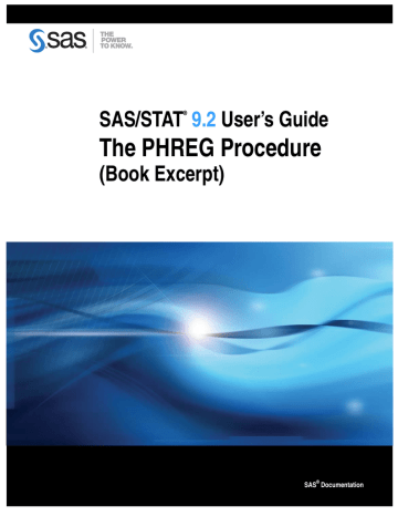 PHREG Procedure User's Guide - SAS Documentation | Manualzz